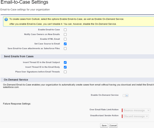 Blocking Unwanted Emails To Enter Salesforce Email To Case Service Address Salesforce Central