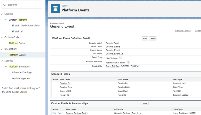 Benefits of Creating a Generic Platform Event - Salesforce Central