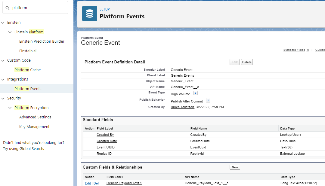 Benefits Of Creating A Generic Platform Event Salesforce Central